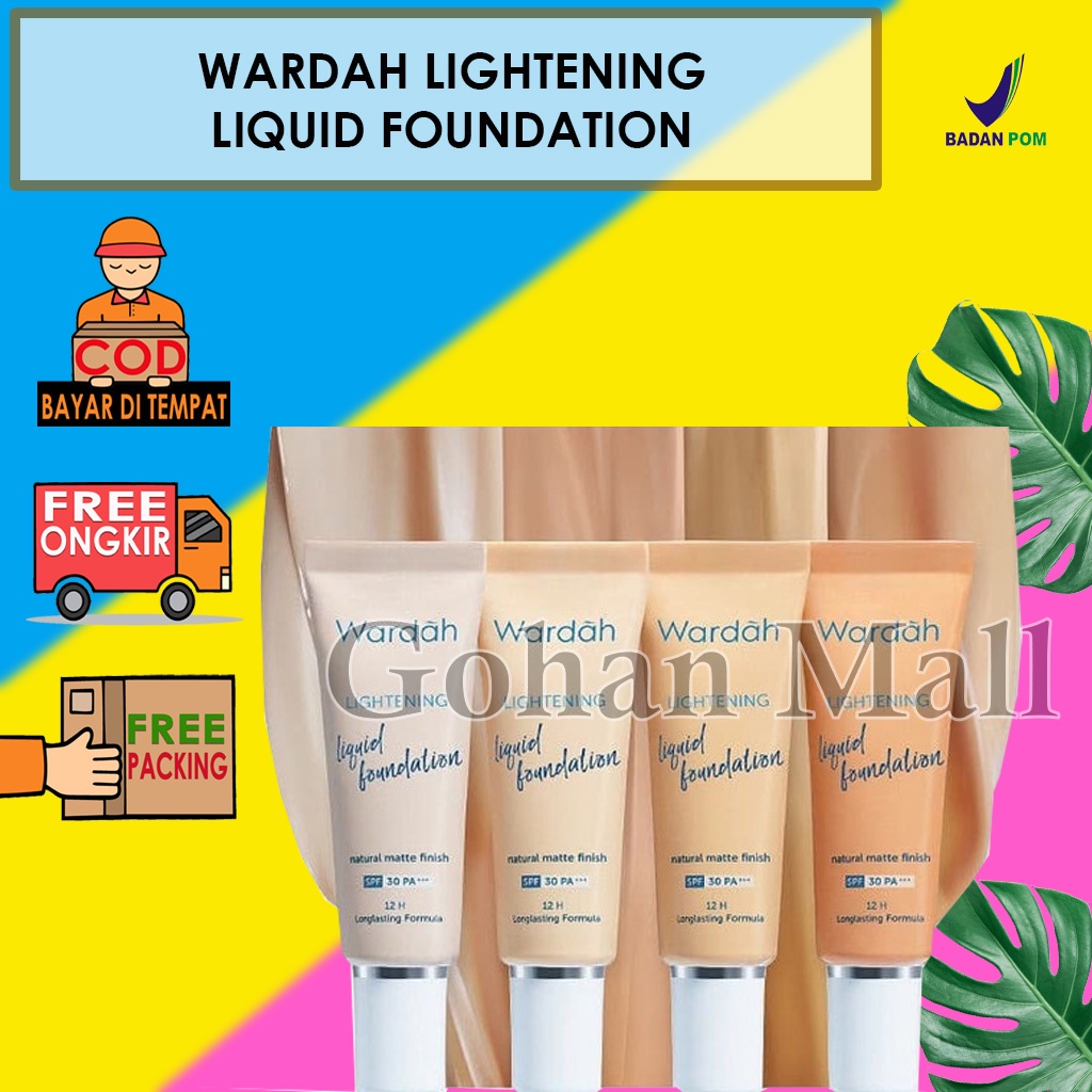 Jual WARDAH LIGHTENING LIQUID FOUNDATION | Shopee Indonesia