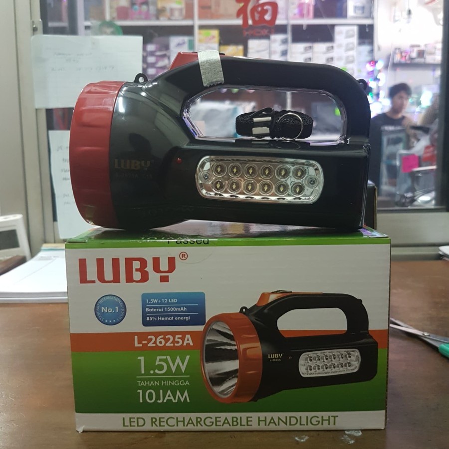 Jual Lampu Senter Cas Luby L-2625A | Shopee Indonesia