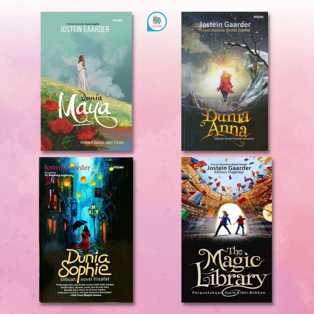 Jual Novel Filsafat Karya Jostein Gaarder Dunia Maya Dunia Sophie Dunia ...