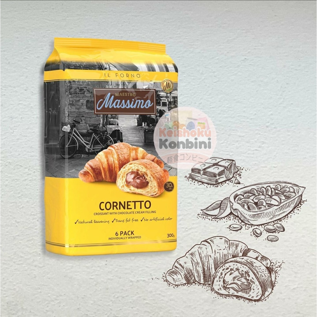 Jual Maestro Massimo Cornetto Chocolate / snack / makanan ringan ...