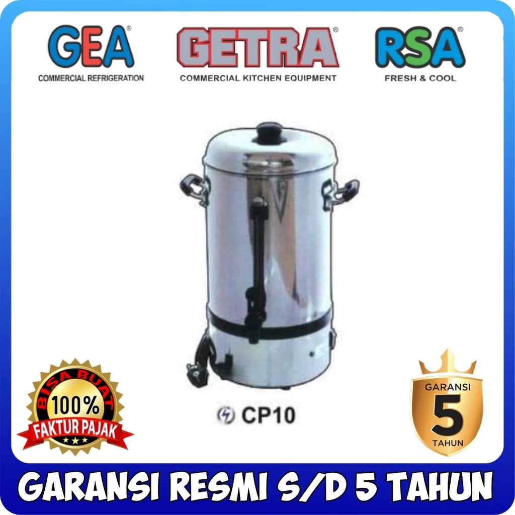 Jual COFFEE & TEA MAKER GETRA CP10 CP 10 CP-10 MESIN PEMBUAT KOPI DAN TEH LISTRIK ORIGINAL ...