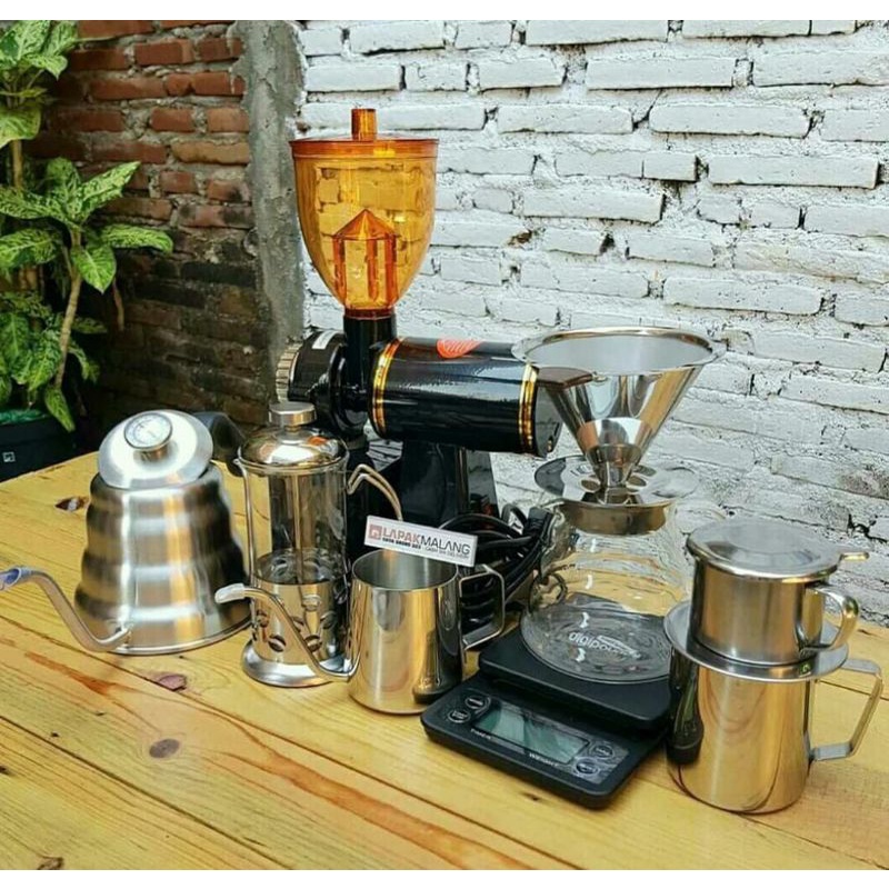 Jual Alat Seduh Kopi Manual Brew Terdiri Dari 9 item | Shopee Indonesia