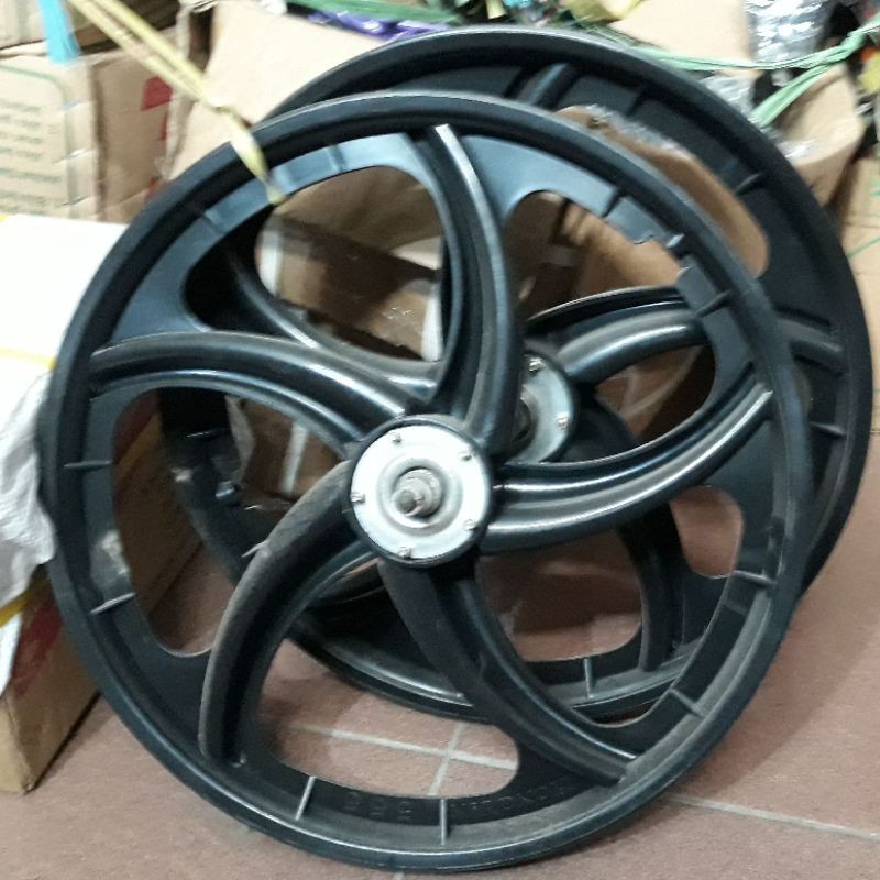 Jual Velg plastik 20" CW racing bintang sepasang untuk sepeda Bmx Anak ...
