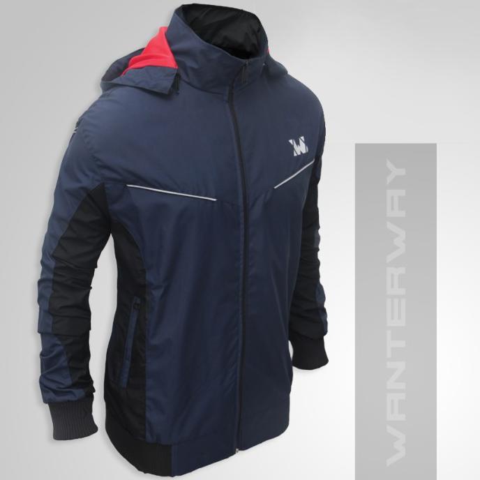 Jual jaket pria motor harian parasut riding turing windbreaker anti ...