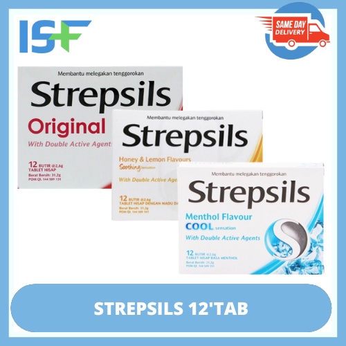 Jual ⭐ISF⭐Strepsils Strepsil Honey Lemon / COOL / ORIGINAL Carton Pack ...