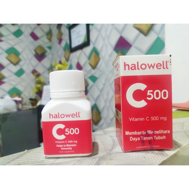 Jual Halowell Vitamin C 500 MG | Shopee Indonesia
