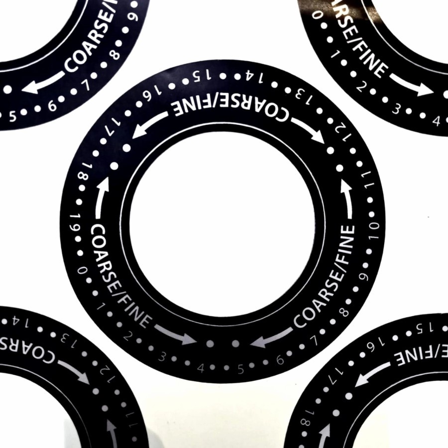 Jual Sticker Kalibrasi Skala Giling Grinder Espresso Latina Seri X60 ...