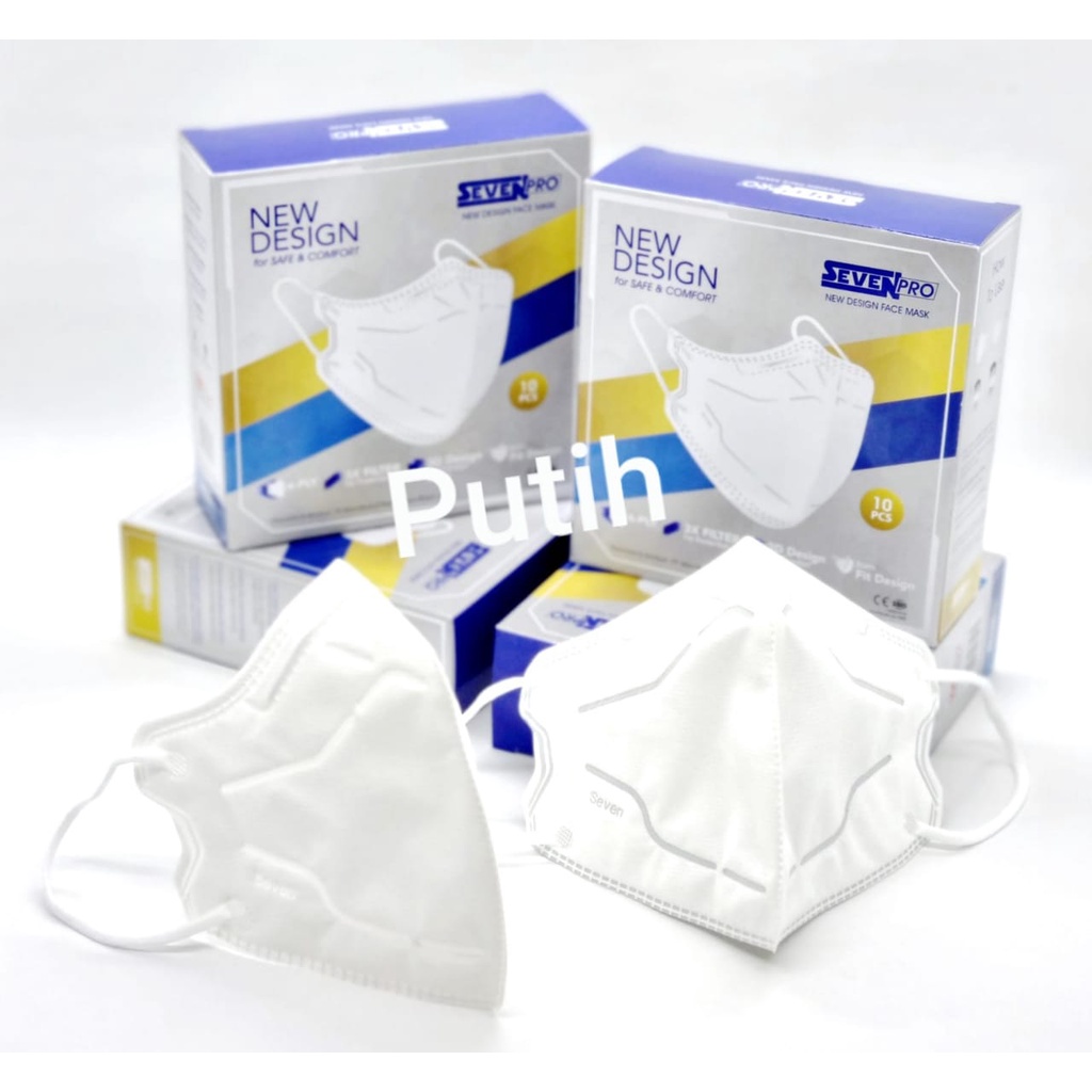 Jual FortKlass Maker KN95 Seven Pro 6PLY Masker Seven Medis Pro ...