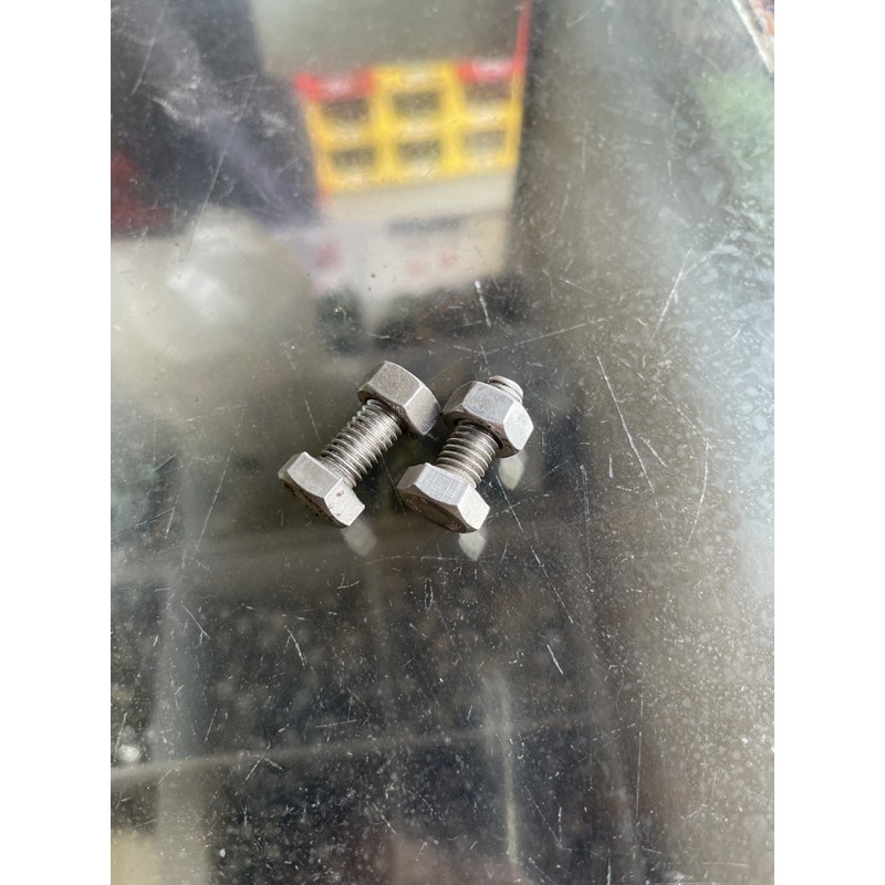 Jual BAUT MUR STAINLESS STEEL M8 x 20 - BAUT MUR HEX KUNCI 12 PANJANG 2 CM - SS304 | Shopee ...