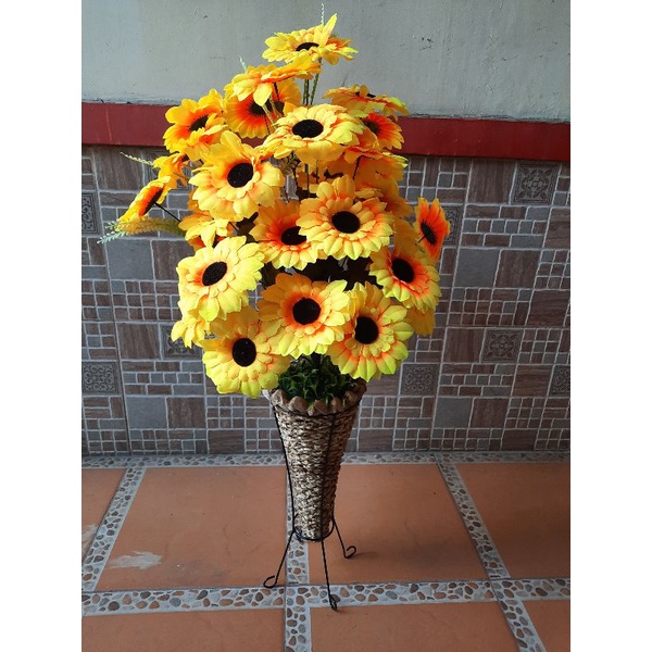 Jual Bunga pojok Bunga sudut ruangan bunga matahari kuntum 36 berikut ...