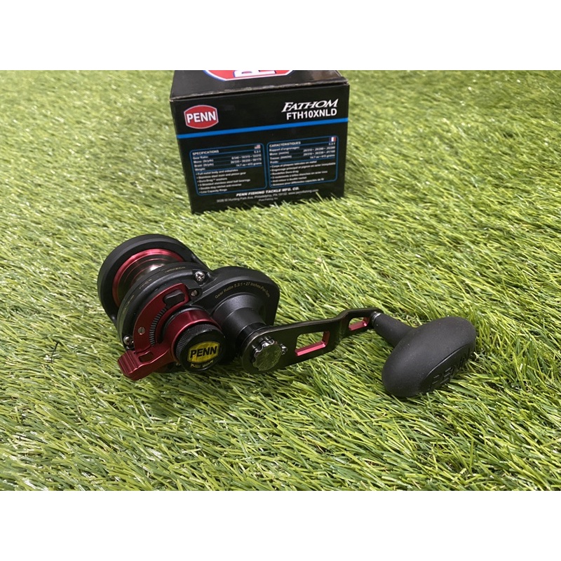 Jual REEL OVERHEAD PENN FATHOM FTH10XNLD HANDLE KANAN | Shopee Indonesia
