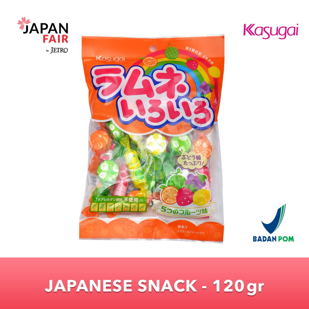Jual Permen Jepang Kasugai Ramune Iro-Iro Candy 120 Gr | Shopee Indonesia