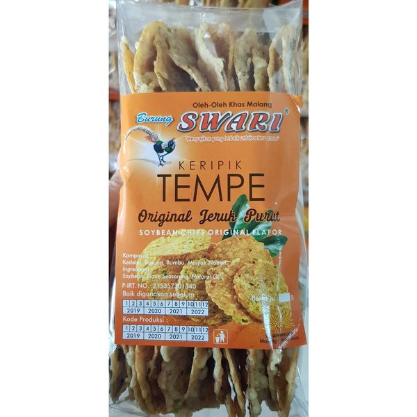Jual Kripik Tempe Burung Swari Original Kemasan Plastik | Shopee Indonesia