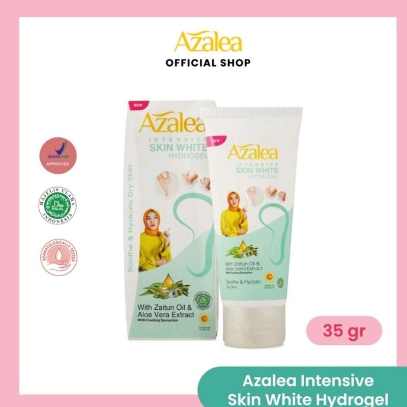 Jual AZALEA INTENSIVE SKIN WHITE HYDROGEL|CREAM KAKI|SIKU|LUTUT|35 G ...