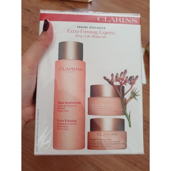 Jual Clarins ExtraFirming set exclusive travel produk DFS ori | Shopee ...