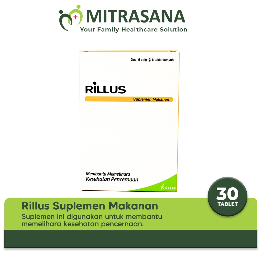 Jual Rillus - Suplemen Probiotik Untuk Pencernaan | Shopee Indonesia