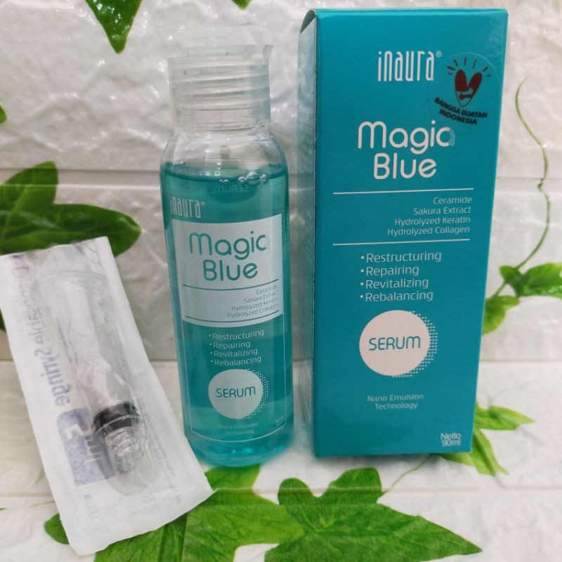 Jual inaura serum magia blue 90ml | Shopee Indonesia