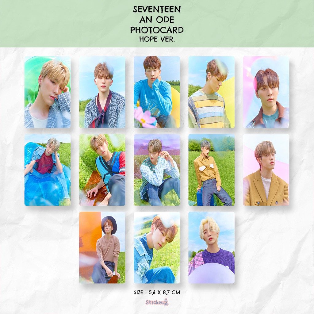Jual Photocard Seventeen An Ode | Shopee Indonesia