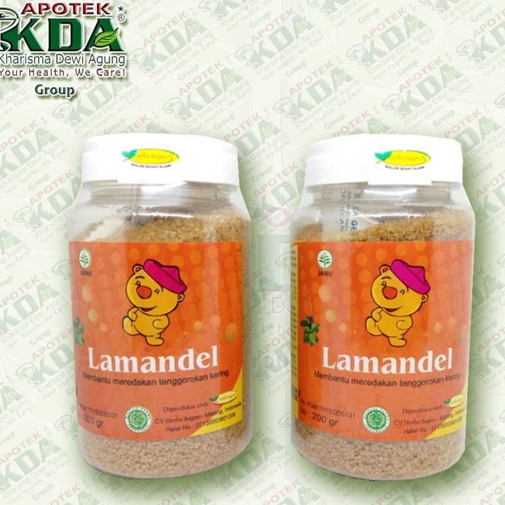 Jual LAMANDEL | OBAT SAKIT TENGGOROKAN ISI 200 GRAM | Shopee Indonesia