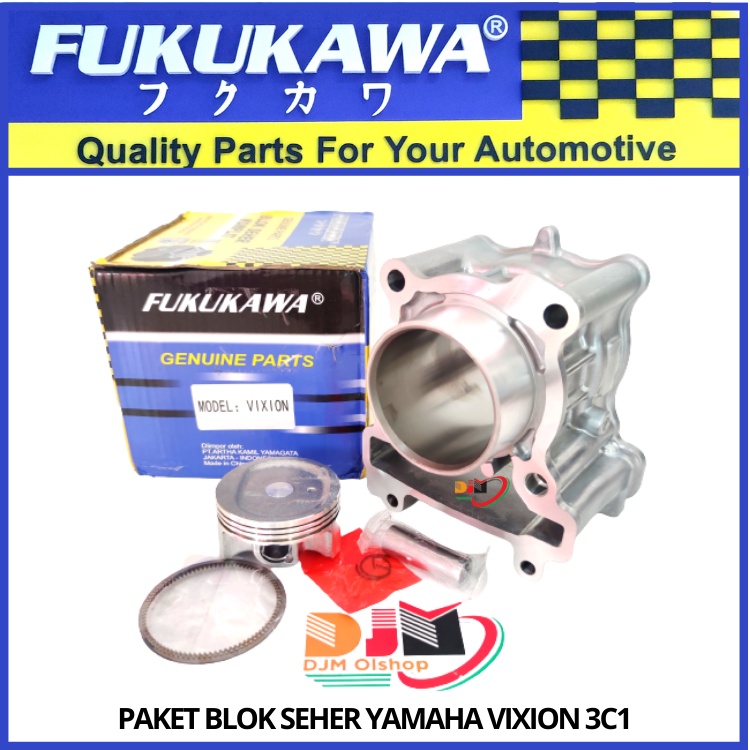 Jual Fukukawa Paket Blok Seher Komplit Piston Kit Vixion 3C1 Jupiter Mx ...
