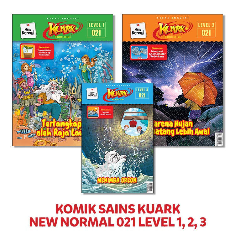 Jual Paket KUARK Tahun XVIII Edisi 21 Level 1, 2, 3 MATERI OSK 2022 | Shopee Indonesia