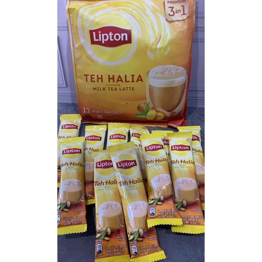 Jual LIPTON TEH HALIA ( GINGER MILK TEA LATTE) 1 PACK | Shopee Indonesia
