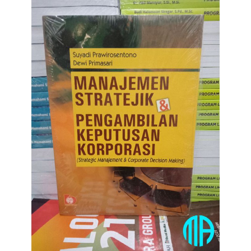 Jual Buku Manajemen Stratejik dan Pengambilan Keputusan Korporasi | Shopee Indonesia
