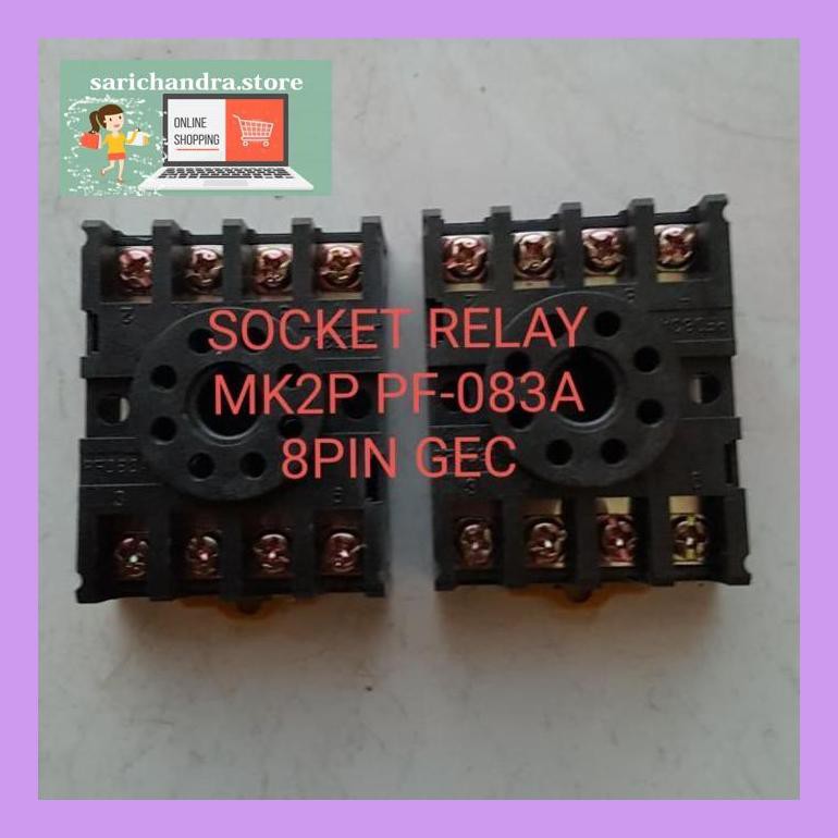 Jual S4Rd0R5 Socket Relay Mk2P,Timer Omron H3Ba-8,H3Cr-A8 Pf083A-E 8Pin ...