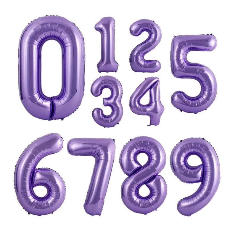 Jual Gowa Balon Angka Jumbo 1 Meter/100cm | Shopee Indonesia