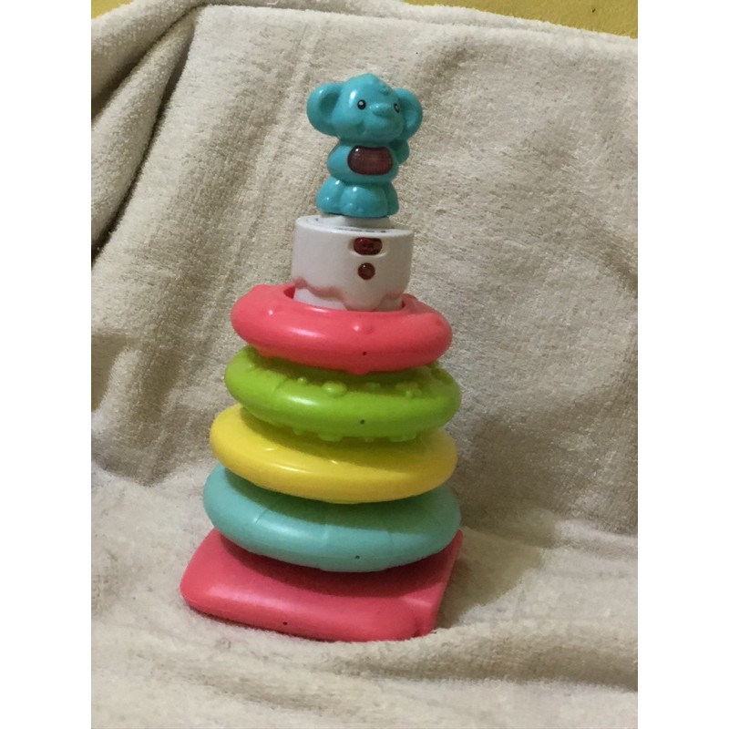 Jual ring donut Winfun donut stacker stacking rings mainan edukasi anak ...