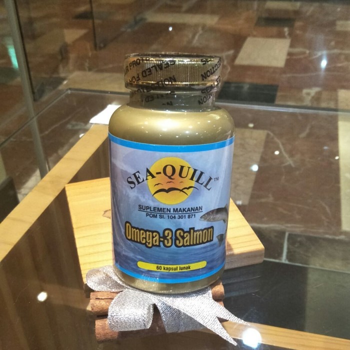Jual SEA QUILL OMEGA 3 SALMON(60 SOFTGEL) | Shopee Indonesia
