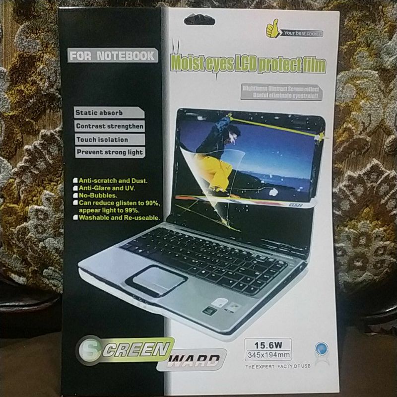 Jual Screen Protector Laptop 15.6" Protection Pelindung Layar LCD LED ...