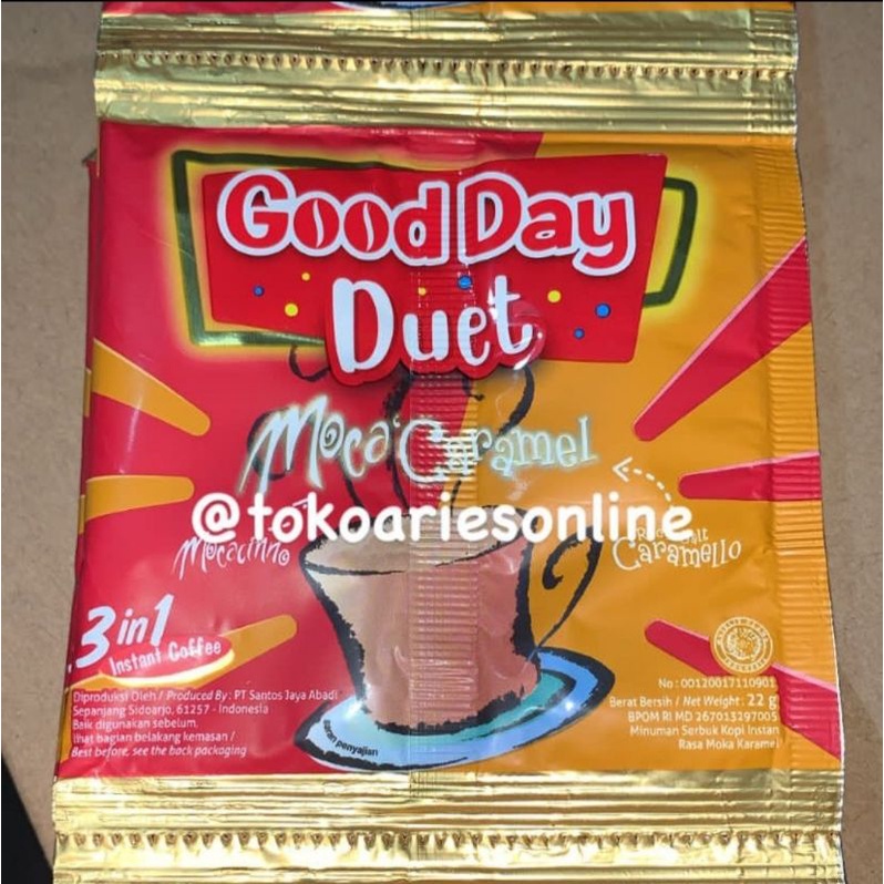 Jual Good Day Duet Moca Caramel (isi 10 pcs) | Shopee Indonesia