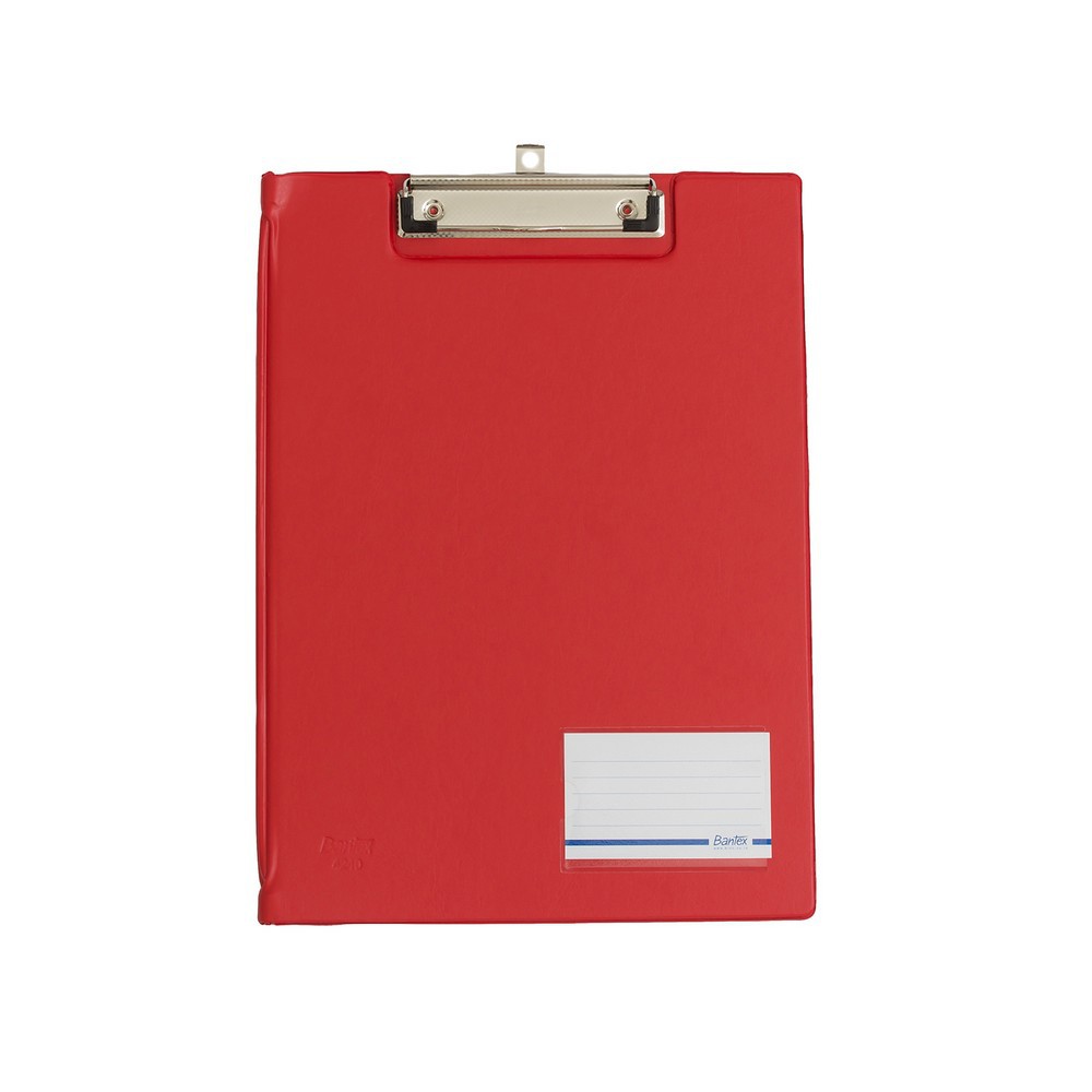 Jual Bantex Clipboard With Cover A4 Red 4240 09 | Shopee Indonesia