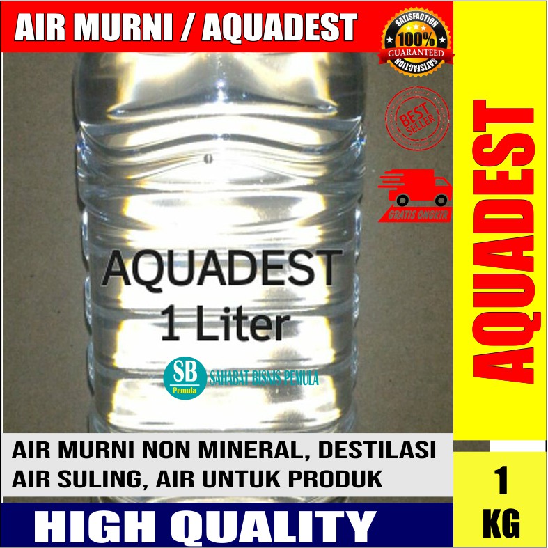 Jual Aquadest / Air Suling 1 Liter | Shopee Indonesia