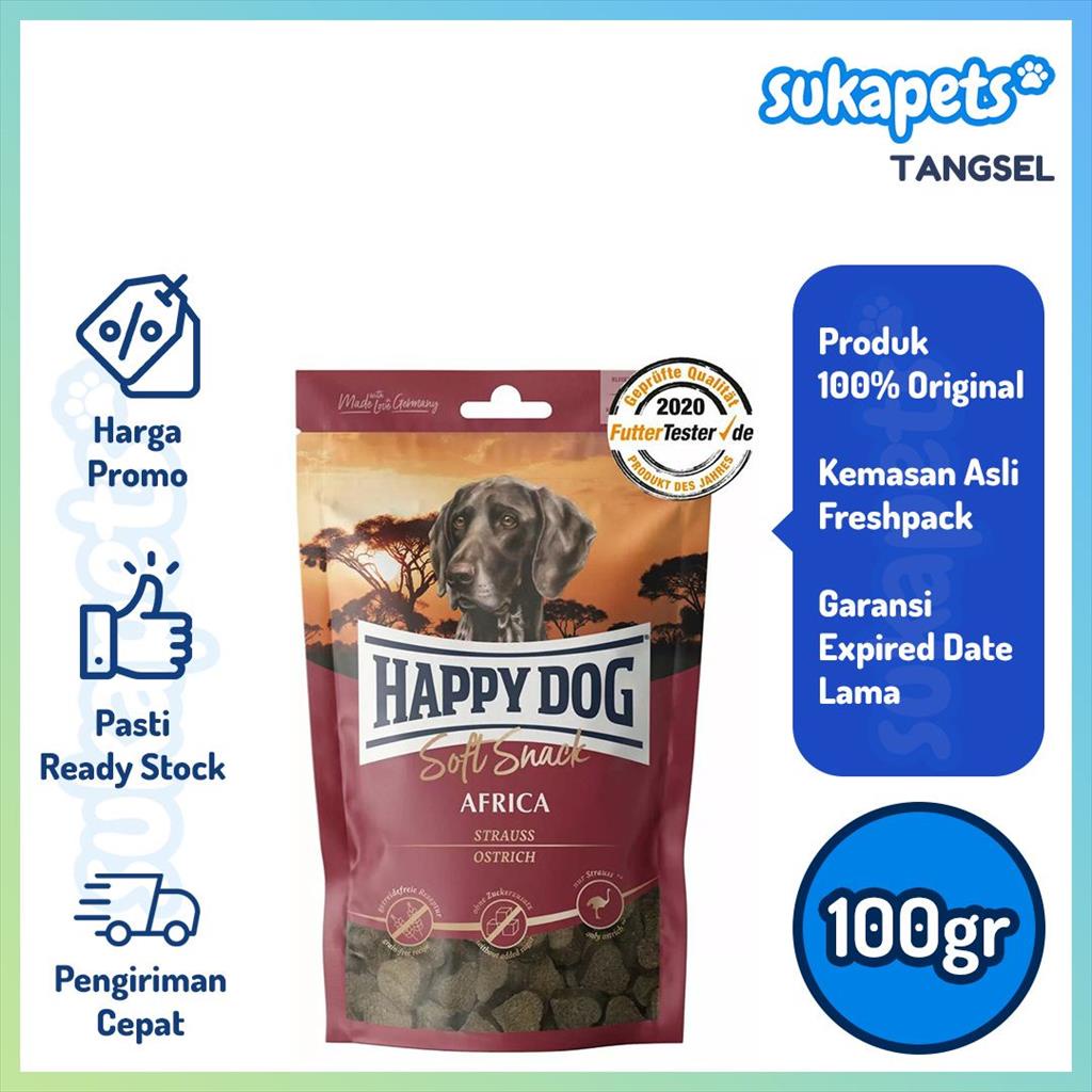 Jual Happy Dog Snack Anjing Medium & Large Sensible Africa 100gr ...