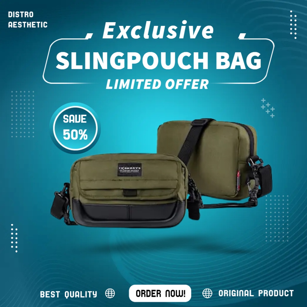Jual Tas Slingbag Sling bag Slempang Distro Pria Original Terbaru Tas ...