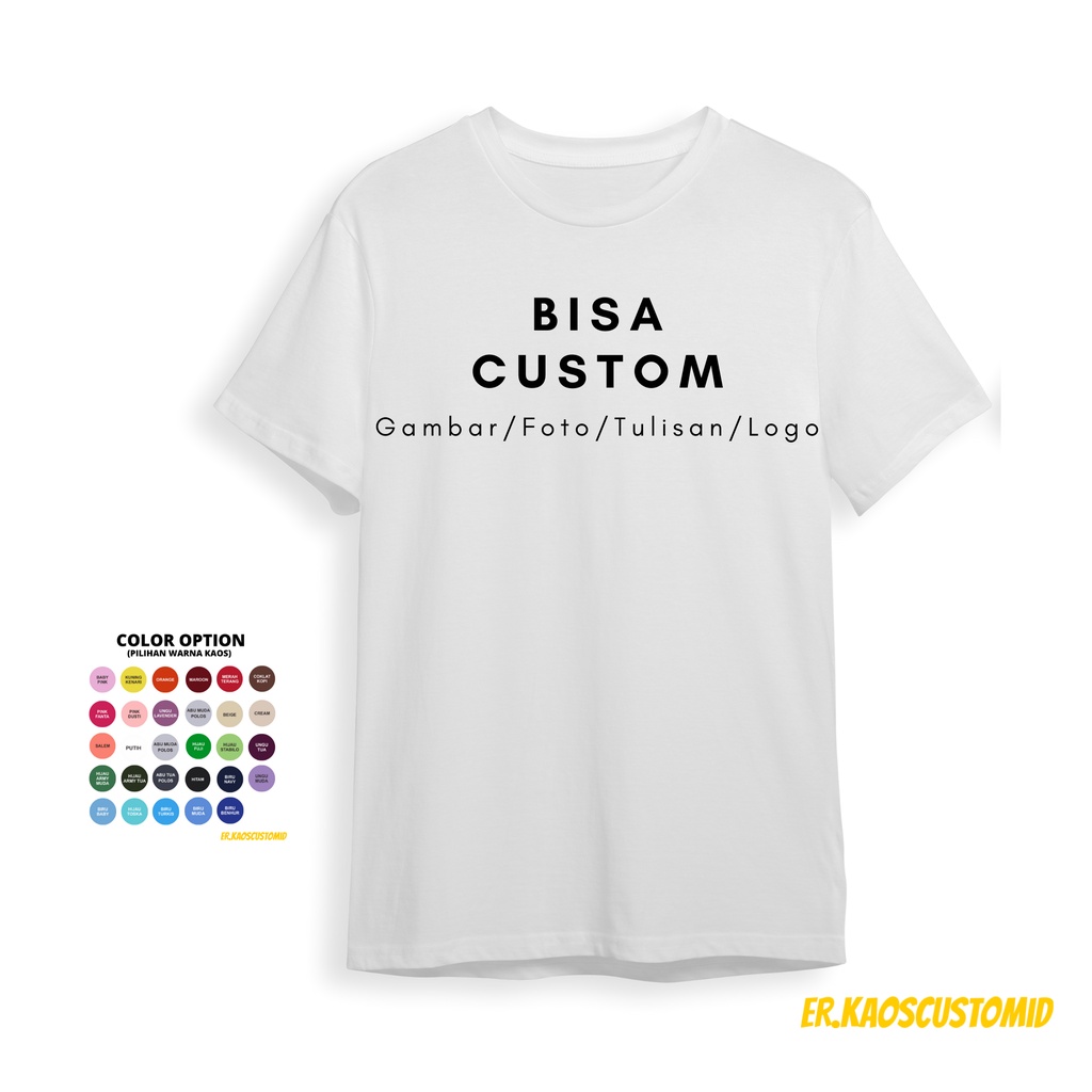 Jual Kaos Custom Satuan - Kaos Custom Sablon - Free Desain Kaos - Kaos ... Jual Kaos Custom Satuan - Kaos Custom Sablon - Free Desain Kaos - Kaos ...