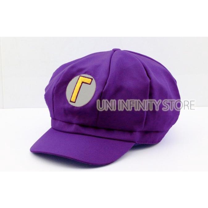 Jual ACHT0004 Topi Waluigi Hat Costume Cosplay | Shopee Indonesia