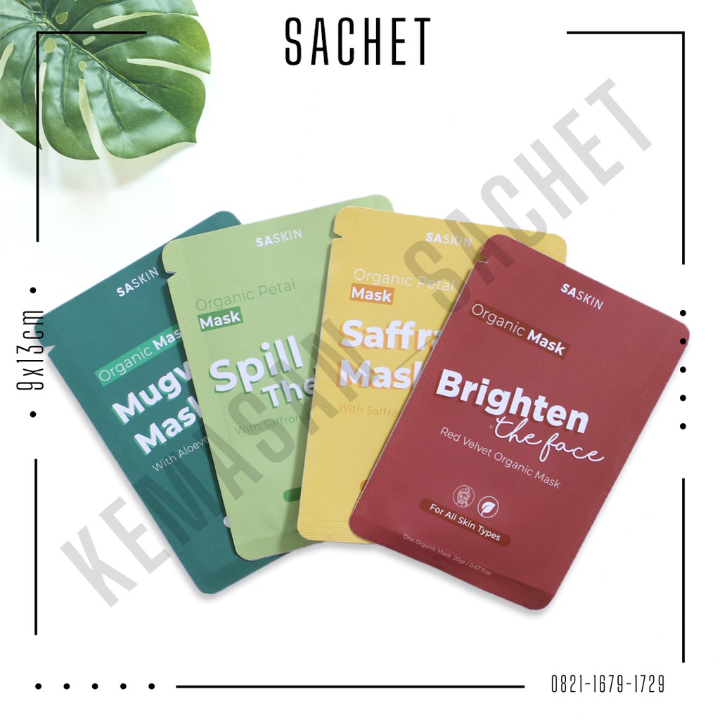 Jual Cetak Kemasan Sachet Full Print Ukuran 9x13 | Shopee Indonesia