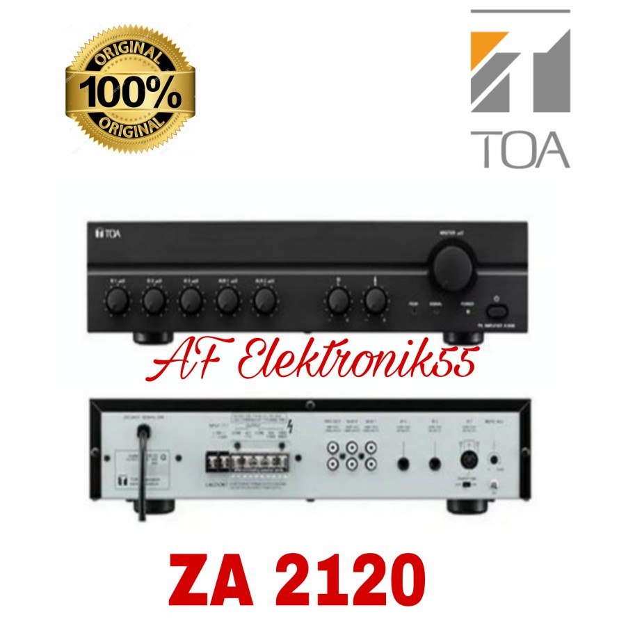 Jual TOA ZA 2120 AMPLIFIER 100% ORIGINAL MIXER POWER 120 WATT ASLI ZA2120 | Shopee Indonesia