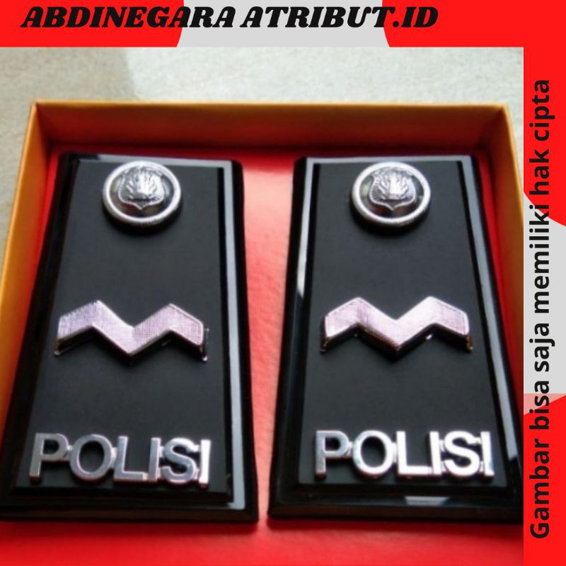 Jual pangkat AIPDA pdh full mika dov Lis kilap glossy | Shopee Indonesia