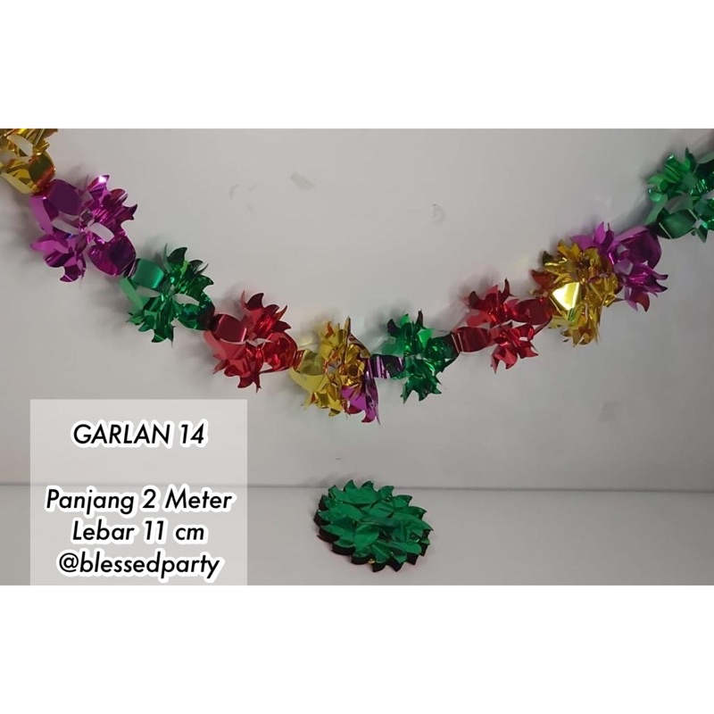 Jual SPECIAL NATAL DAN TAHUN BARU 2022 /GARLAND NATAL DEKORASI DINDING ...