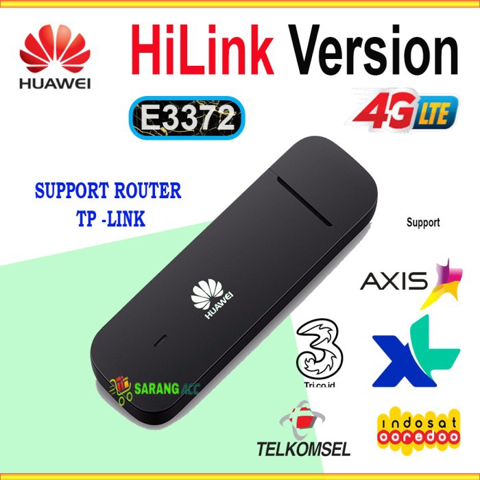 Jual Solusi Modem 4G LTE Huawei E3372 Unlock 150 Mbps terbaik | Shopee ...