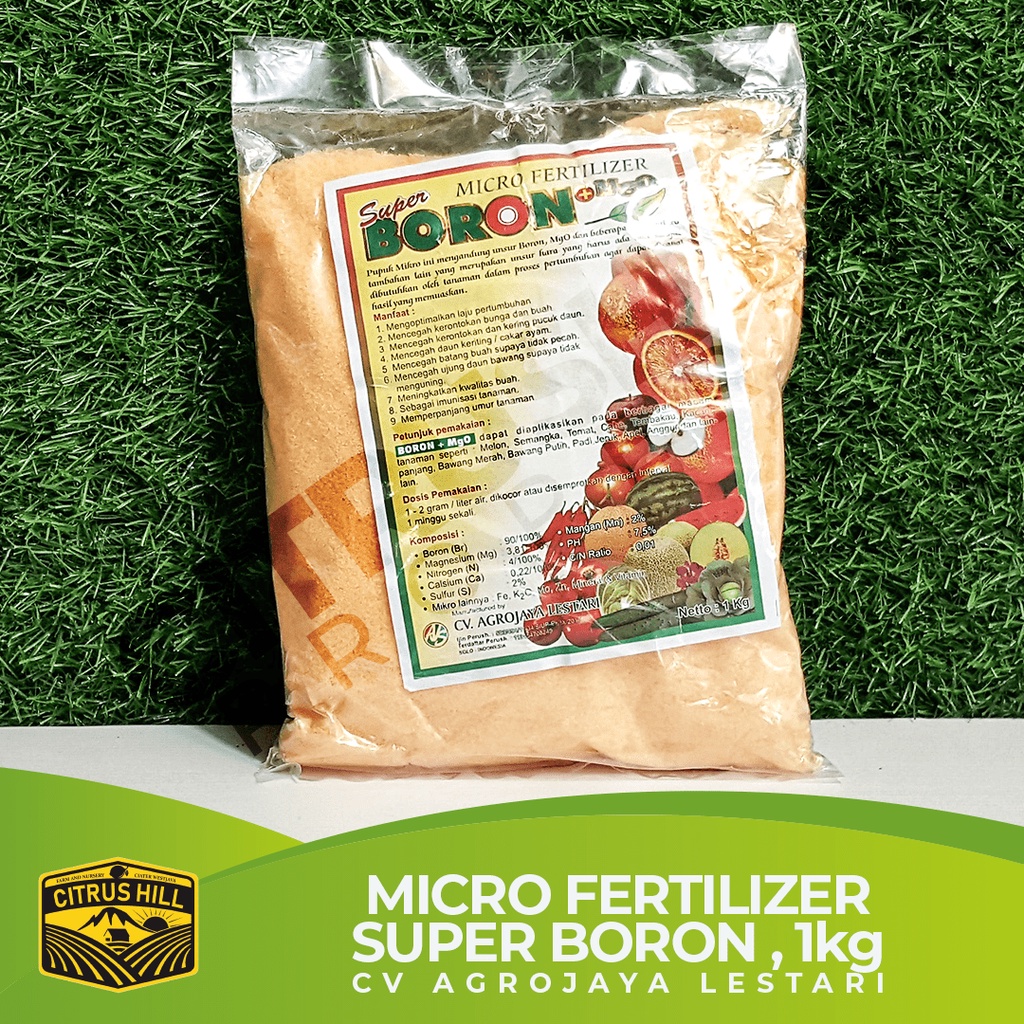Jual PUPUK BORON +MGO SUPER MICRO FERTILIZER - 1kg | Shopee Indonesia