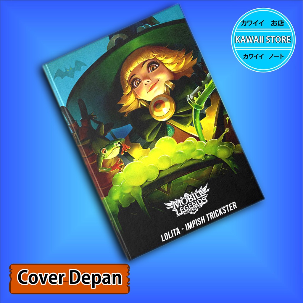 Jual Notebook / Pocket book Hard Cover Game MLBB LOLITA-IMPISH ...