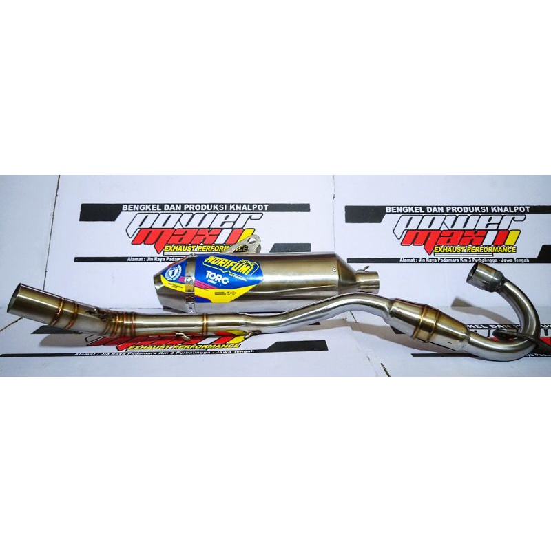 Jual Knalpot NORIFUMI Titan KLX/CRF/D-TRACKER/WR 155 Full System ( PNP ...
