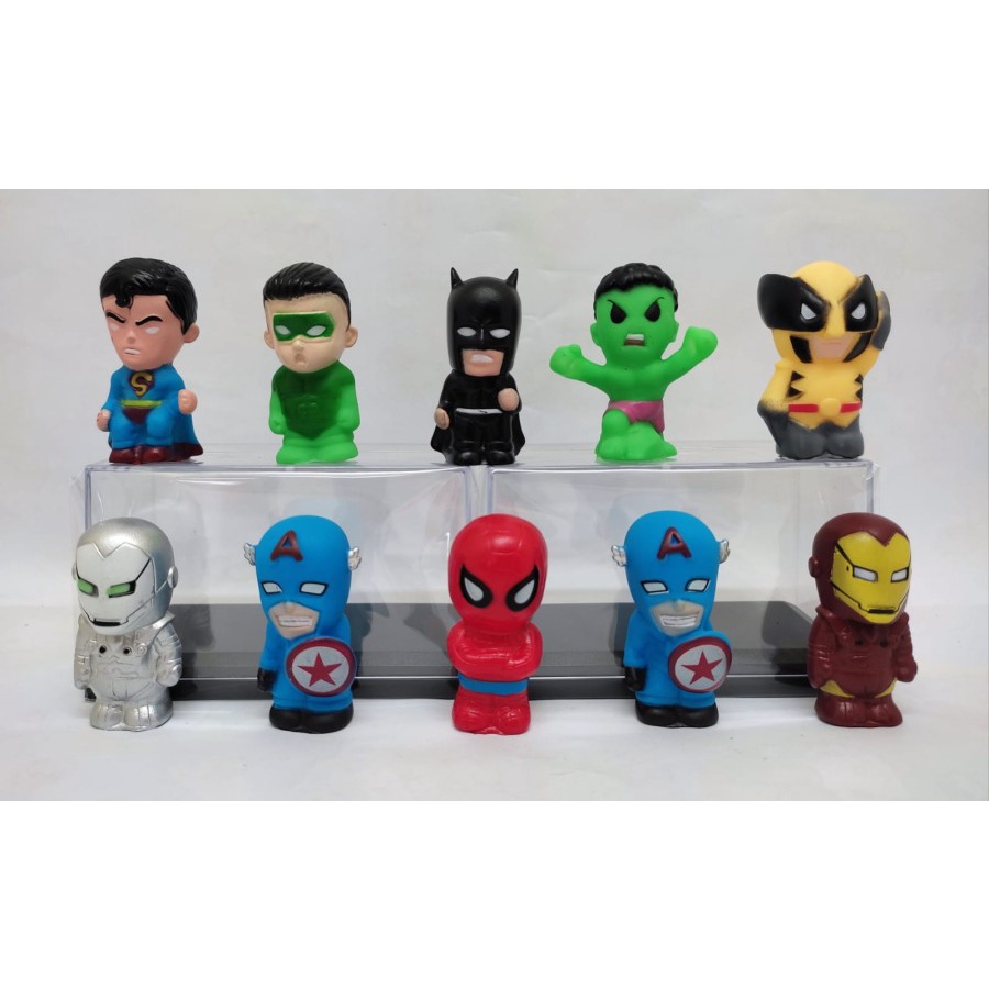 Jual Cake Topper Super Hero Avengers Marvel DC Figure | Shopee Indonesia