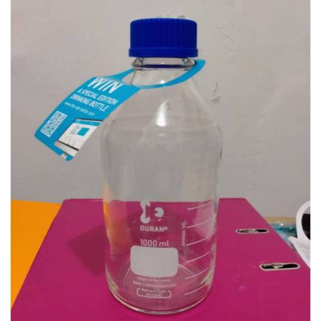 Jual Laboratory Bottle 1000 ML Duran. Botol Laboratory. Lab Bottle ...