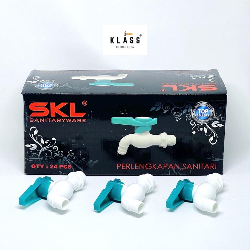 Jual Kran Tembok Plastik PVC SKL Two Way (1/2” dan 3/4”) Keran Taman ...